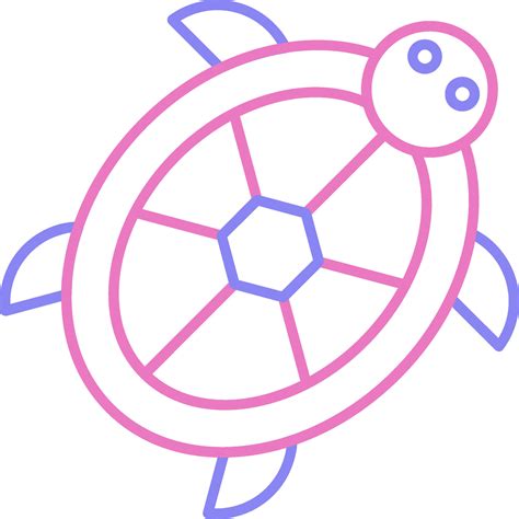 Turtle Linear Two Colour Icon 37730884 Vector Art At Vecteezy