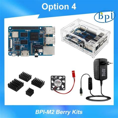 Option 4 Pi Gels Bpi M2 Berry Board Facades Core Cortex A7 Allwinner