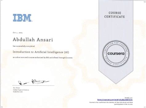 Artificialintelligence Ibm Coursera Futureworld Abdullah Ansari