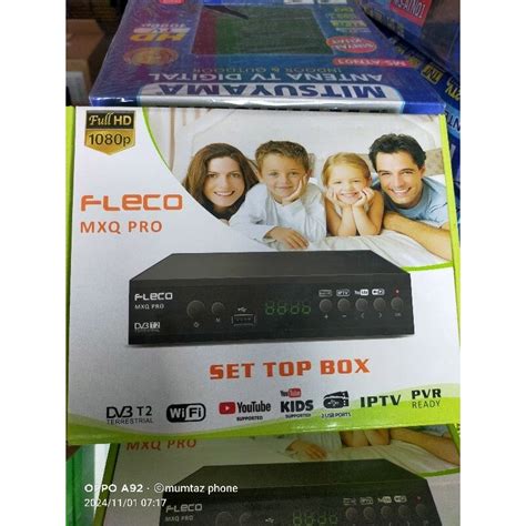 Jual STB FLECO MQ PRO DVB T2 CHIPSET GEMINI BAHAN BESI Kominfo SNI Shopee Indonesia