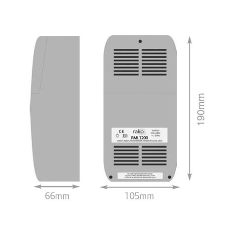 Rako Rml 1200 Wireless Inline Leading Edge Dimmer Darklight Design Lighting Design And Supply