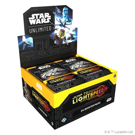 Star Wars Unlimited Jump To Lightspeed Booster Display Chocita Juegos