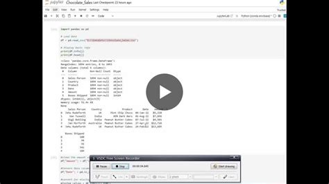 Datascience Python Datavisualization Salesanalysis Chocolatesales