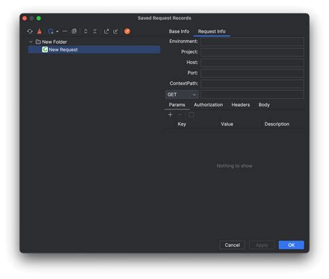 保存请求记录 Restful Api Tool