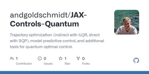 github andgoldschmidt jax controls quantum trajectory optimization