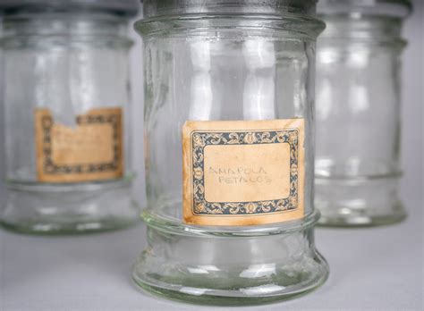 Set Of Victorian Glass Apothecary Sweet Jars Harrington Antiques