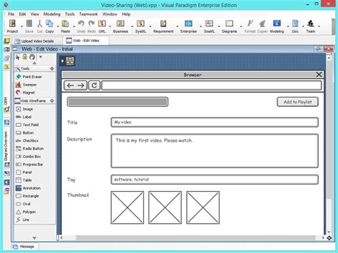 Visual Paradigm Wireframe Thaibro