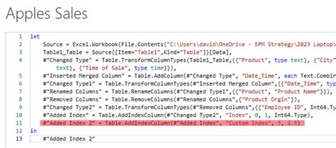 Power Bi Index Function In Power Query Welcome To Epm Strategy