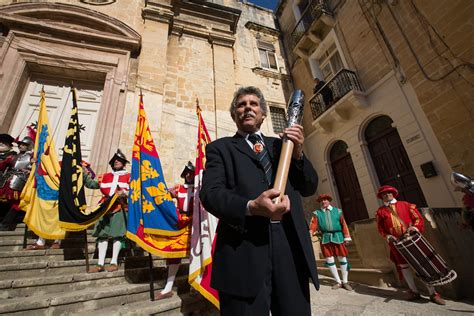 Mayor Of Birgu John Boxall And The Inguardia Knights Of St Flickr