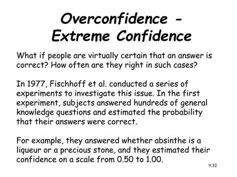 PPT Overconfidence PowerPoint Presentation Free Download ID