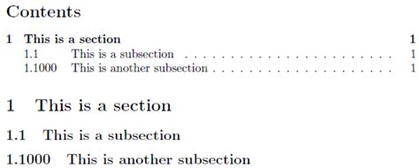 Table Of Contents Adjusting Spaces For The ToC TeX LaTeX Stack Exchange