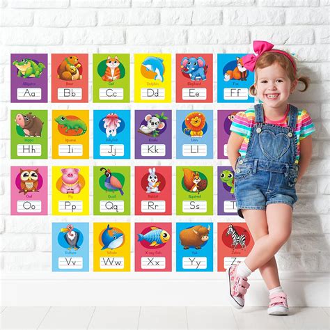 64 Pcs Educational Cards Laminated Watertear Proof Preschool Learning