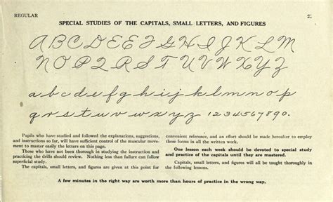 Palmer Method Cursive Worksheet
