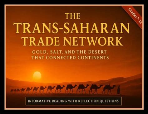 Trans Saharan Trade Network Gold Salt Islam And African Empires Dbq