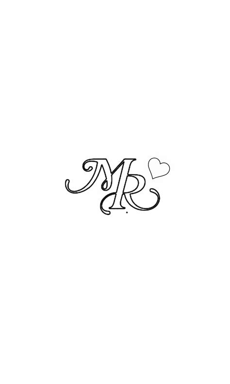 Elegant Mr And Mrs Cursive Tattoo