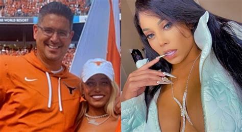 Girlfriend Of Texas Coach Shows Off Racy Outfit At Spring Game