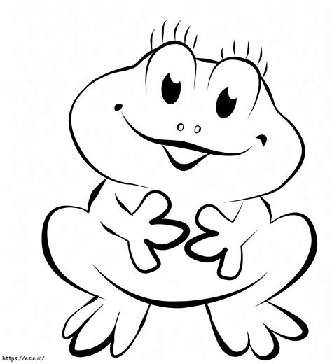 Mom Toad Coloring Page