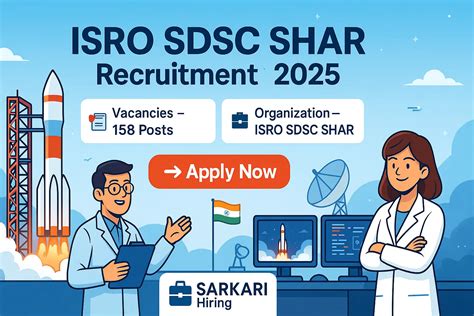 Isro Sdsc Shar Recruitment 2025 158 Vacancies Apply Now