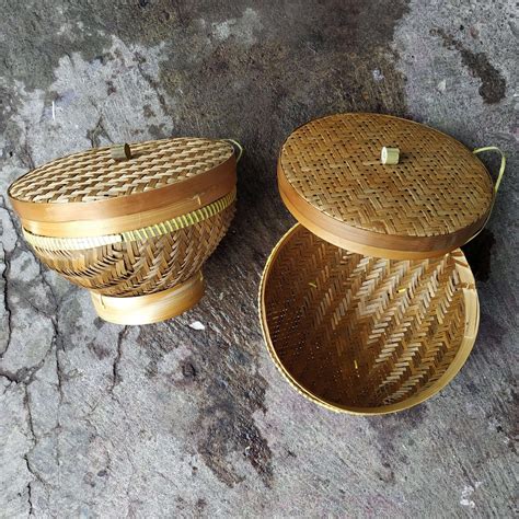 Jual Cething D 20cm Wakul Nasi Tradisional Tempat Nasi Dari Bambu