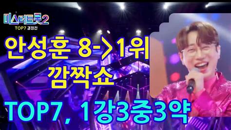 미스터트롯2 준결승 안성훈 깜짝 1위 미스터트롯2 나상도 미스터트롯2톱7 미스터트롯2결승 박성온 미스터트롯2전국투어