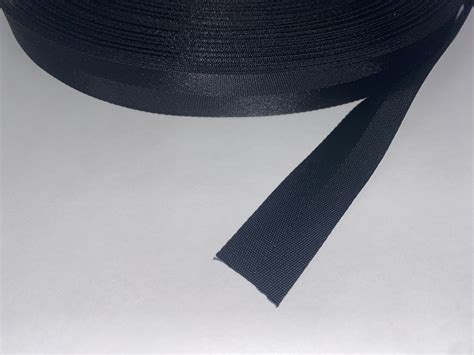1 Black Centerline Binding Webbing Nylon 100 Yard Spool