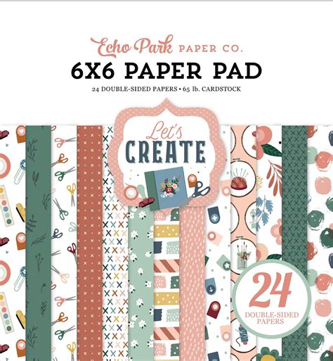 Echo Park Double Sided Paper Pad 6x6 24pkg Lets Create Michaels