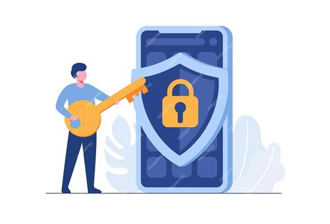 Premium Vector Personal Data Security Cyber Data Security Online Concept Illustration