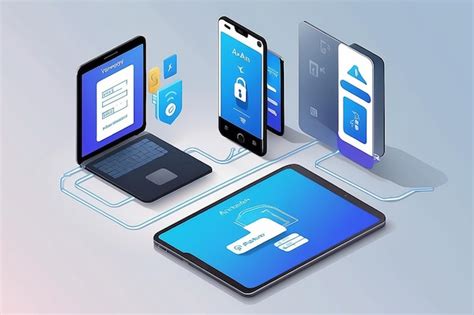 Premium Photo Two Factor Authentication Concept Illustration