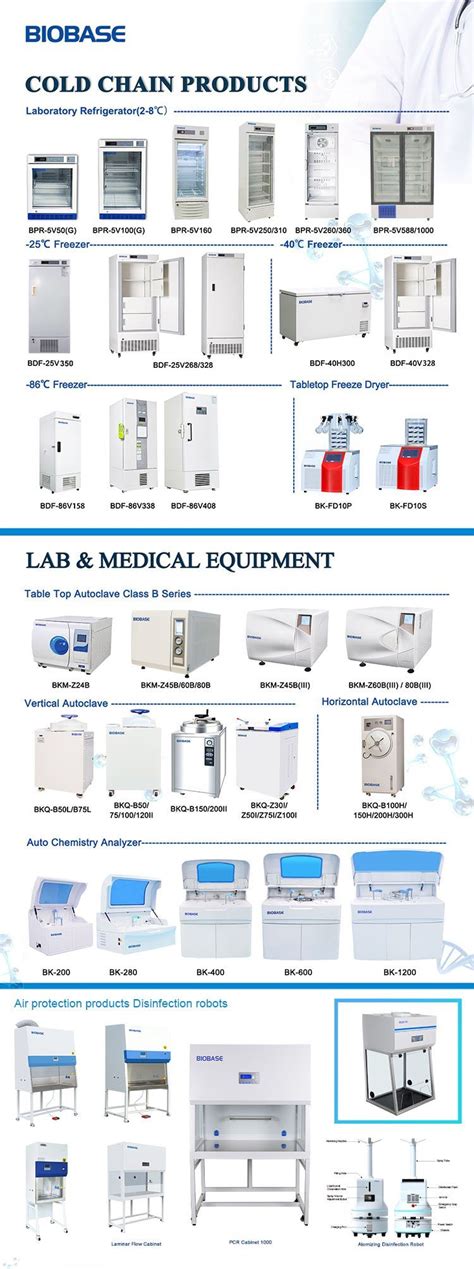Biobase 1500l Three Glass Door Commerical Lab Refrigerator For Hospital