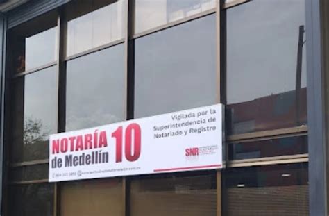 Notaría 10 Diez Medellín Avenida Oriental Con La Playa