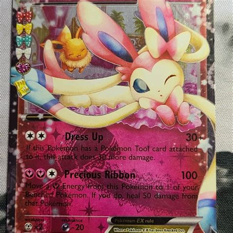 Pokemon Sylveon Ex Card