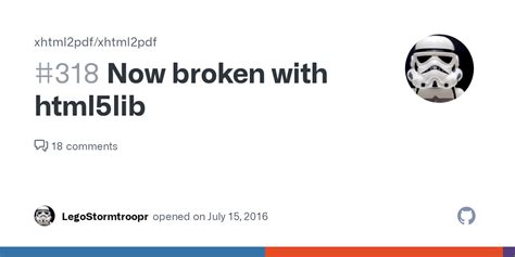 Now Broken With Html5lib Issue 318 Xhtml2pdf Xhtml2pdf GitHub