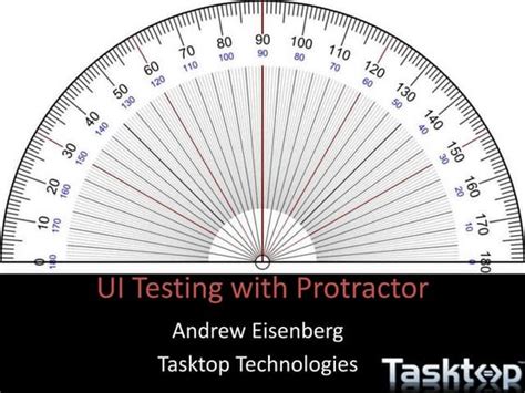 using a protractor pptx