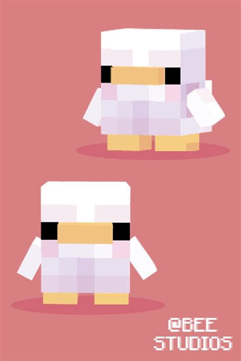 Minecraft Mini Duck Minecraft Drawings Cute Drawings Minecraft Art