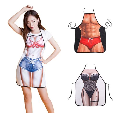 Buy Waterproof Multicolor Sexy Women Kitchen Apron