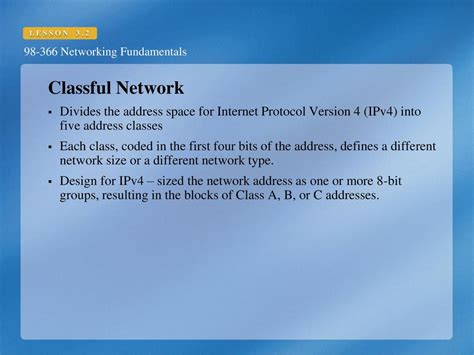 lesson networking fundamentals understand ipv4 ppt download