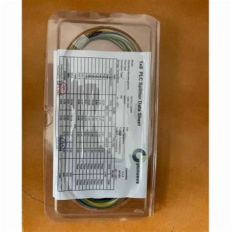 Fiber Optic Plc Splitter Packaging Size 2 Per Pack Size 0 9 Mm At