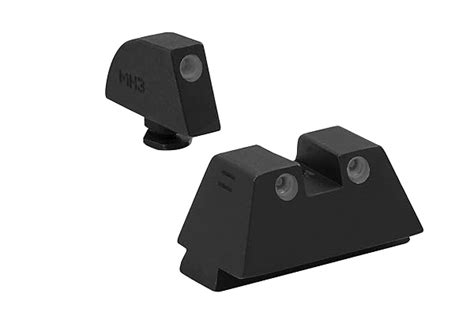 Mepro Tru Dot Sup Height Tritium Night Sights Compatible With For Glock