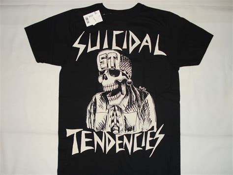 BLACK SUICIDAL TENDENCIES NEW T SHIRT S 3XL THRASH METAL ROCK PUNK ST