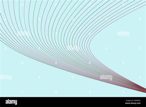 Abstract Line And Curve Geometric Pattern Colorful And Artistic For Graphic Design Catalog