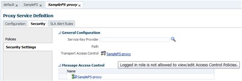 Logged In Role Is Not Allowed To Viewedit Access Control Policies In