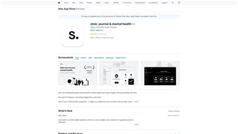 Stoic Journal Mental Health App For IOS IPadOS MacOS Creati Ai