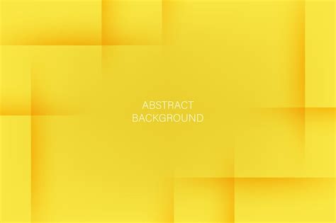 Fondo De Arte Abstracto De Color Amarillo Vectorial Vector Premium