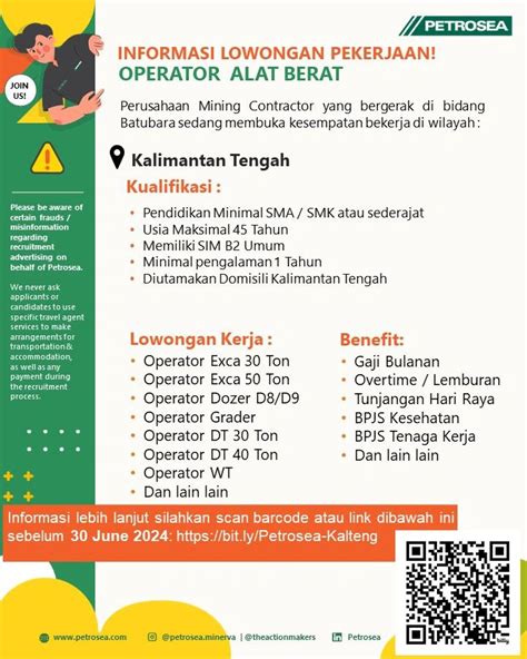 Nicolas Dewanarko On Linkedin We Are Hiring Membuka Lowongan Operator
