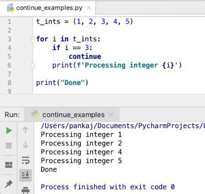 Python Continue Statement Askpython
