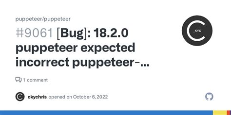 Bug Puppeteer Expected Incorrect Puppeteer Core File Structure Issue