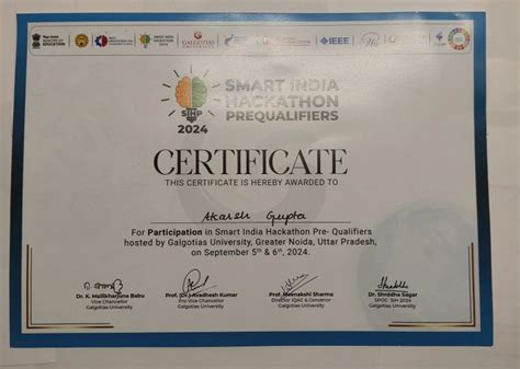 akarsh gupta on linkedin hackathon innovation sih teamwork