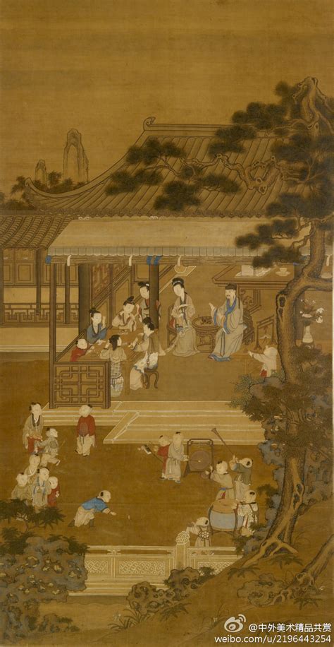 明 仇英花園消遣圖 絹本設色79 高清图片堆糖美图壁纸兴趣社区