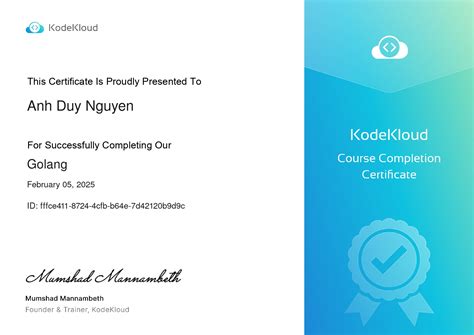 Golang Certificate Kodekloud Golang Certificate Kodekloud