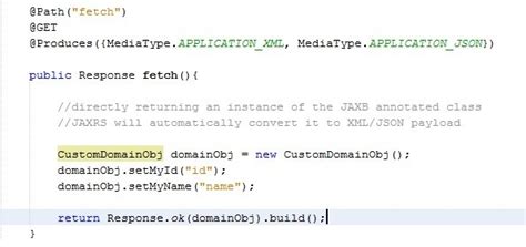 Jax Rs Custom Content Handling